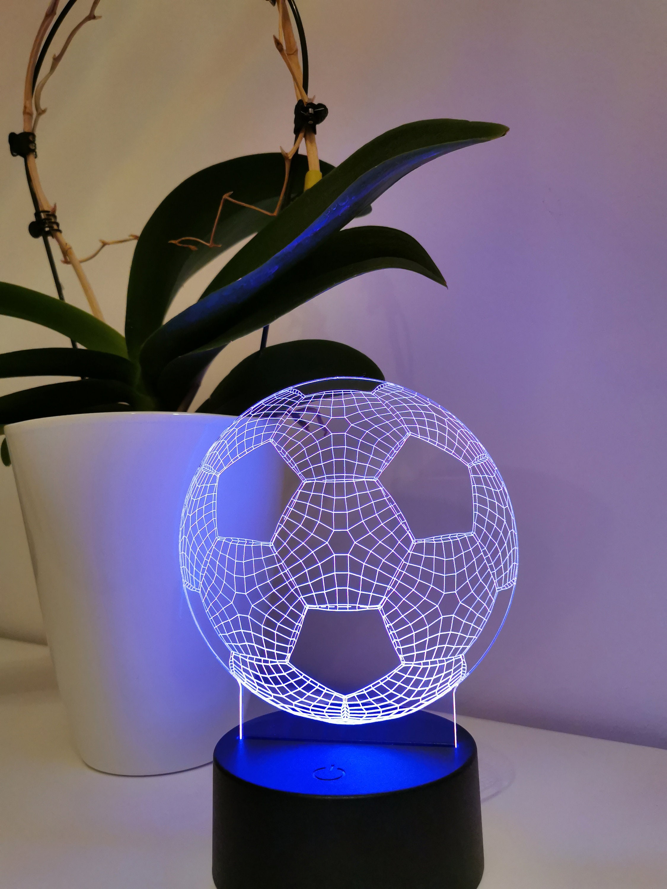 Football 3D Illusion Lamp Ideal as Night Light - Etsy