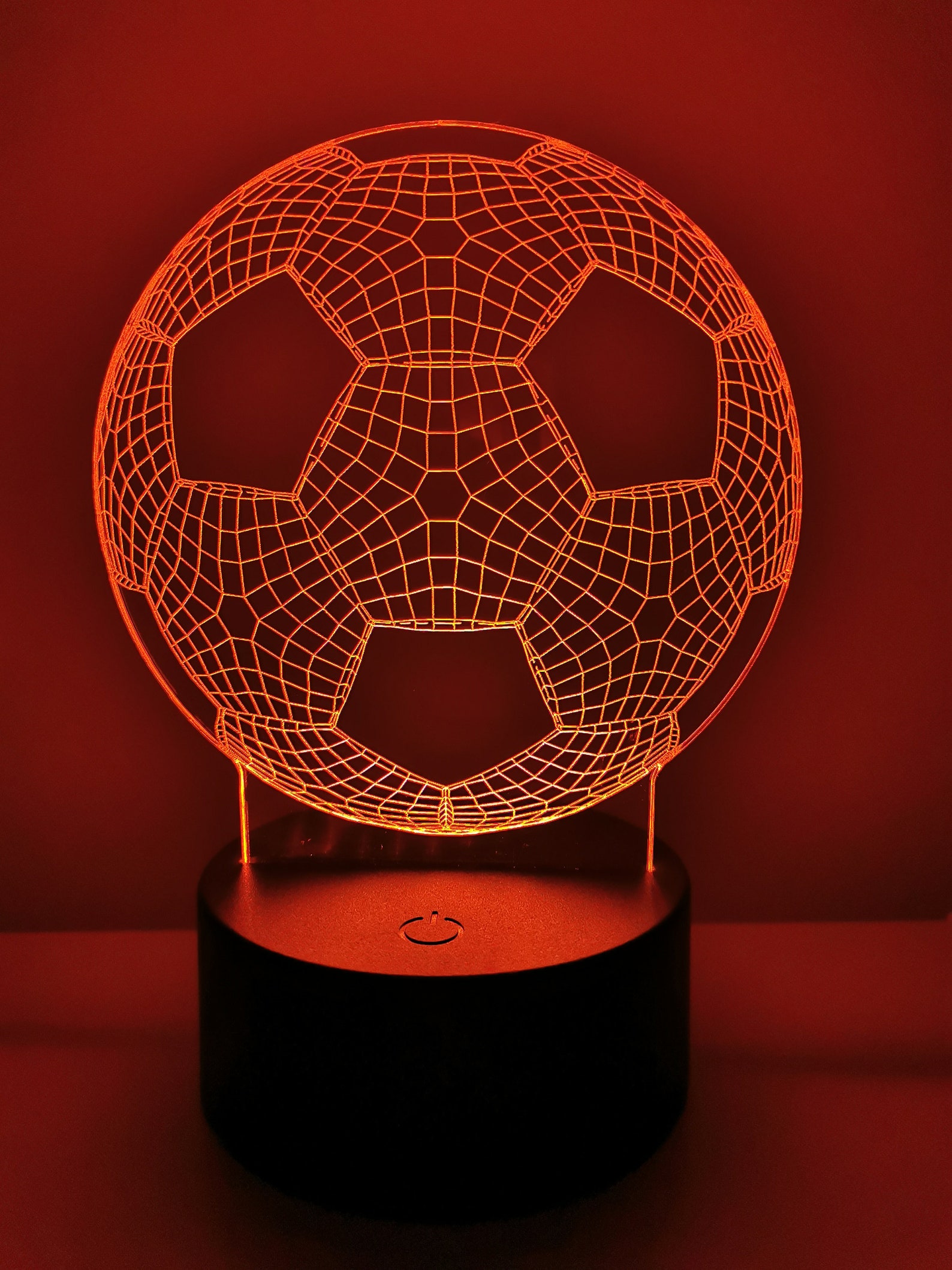 Football 3D Illusion Lamp Ideal as Night Light - Etsy