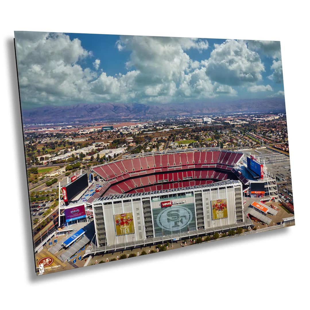 Levi Stadium Aerial Photo, 49ers Football Print - Etsy