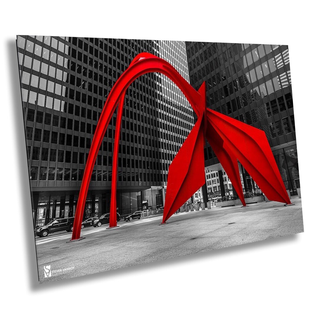 The Flamingo Downtown, Chicago Canvas Print, Chicago Photography ...