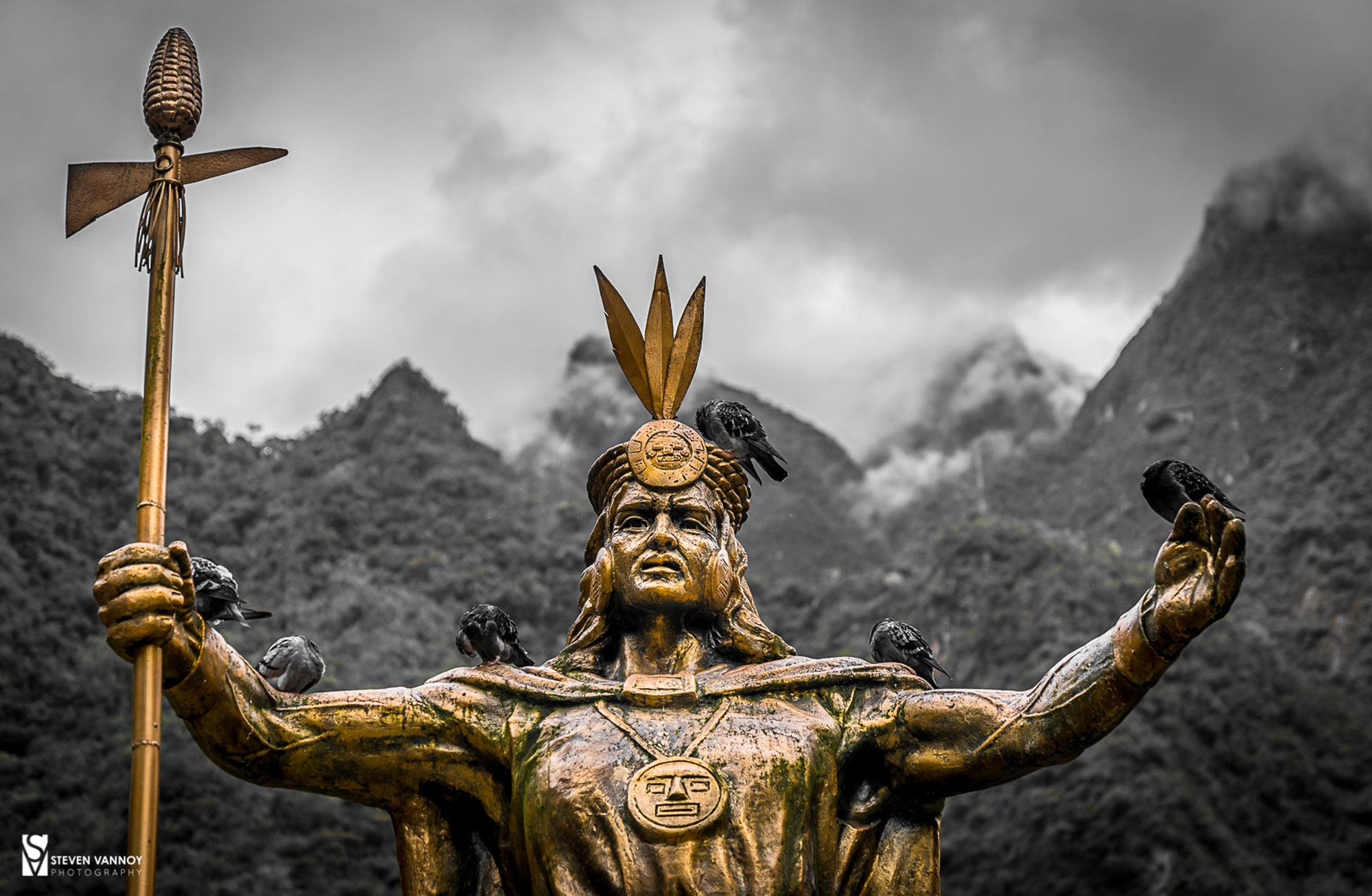 Peru Photography, Inca Statue of Pachacutec, Machu Picchu, , , Peru Art ...