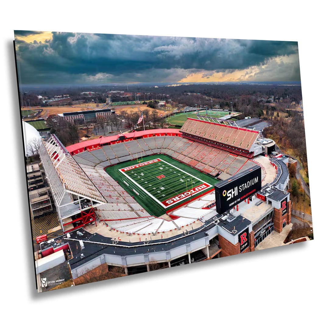 Rutgers Scarlet Knights Stadium Photo, College Football Print - Etsy