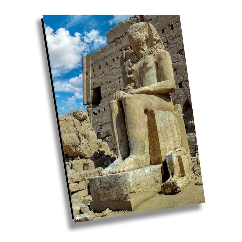 King Ramses II, Karnak Temple, Egypt Photography, Canvas Wall Art ...