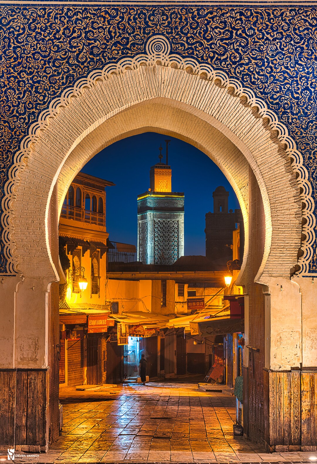 The Blue Gate Fes Morocco, Morocco Photography, Canvas Wall Art, Travel ...