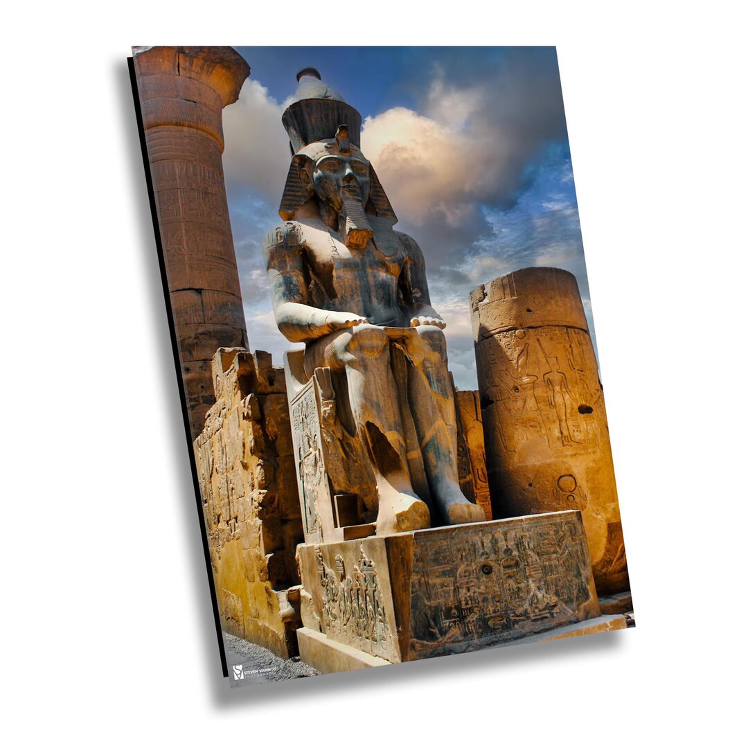 King Ramses II, Karnak Temple, Egypt Photography, Canvas Wall Art ...