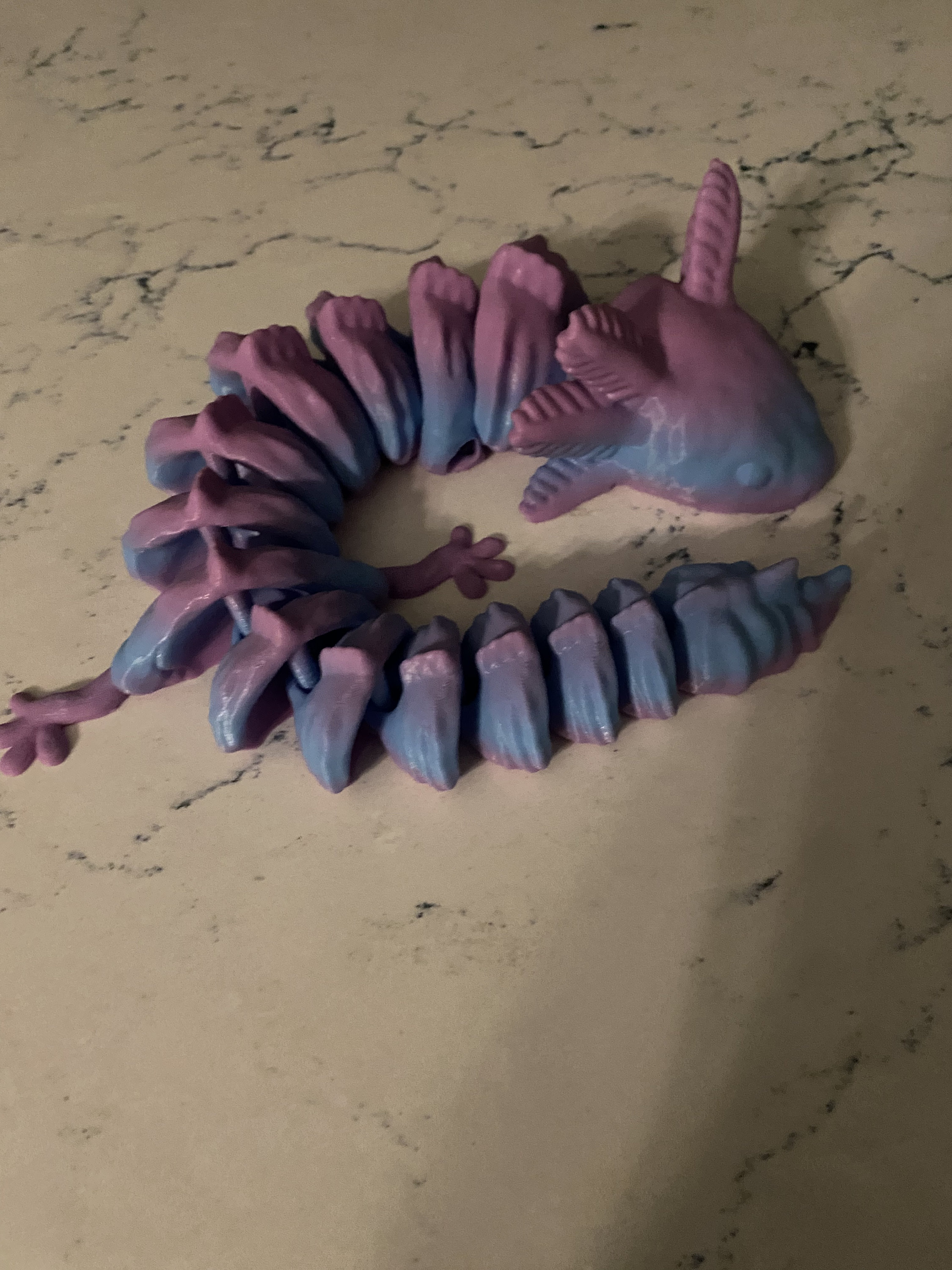 3d Printed Articulated Axolotl - Etsy