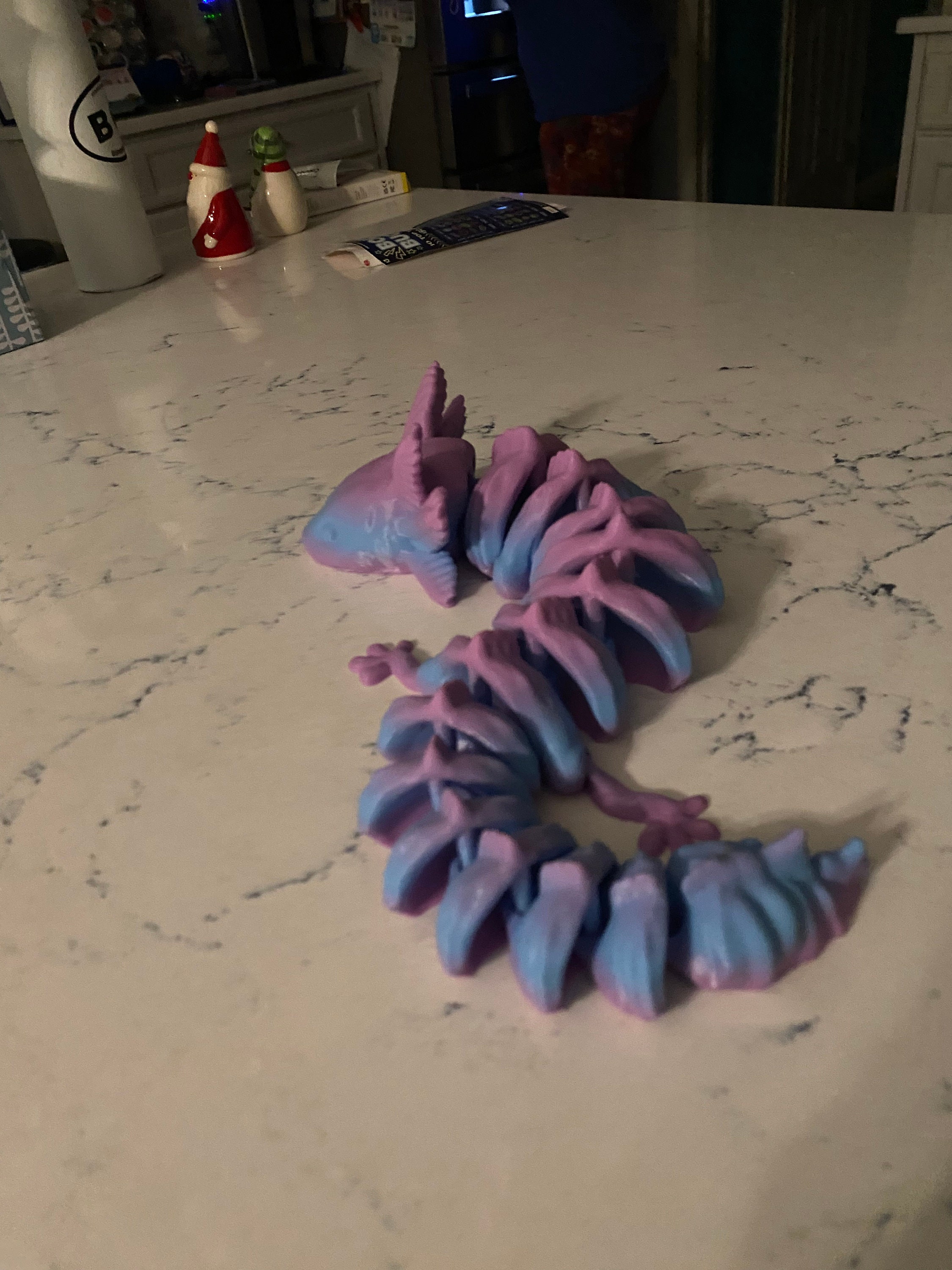 3d Printed Articulated Axolotl - Etsy