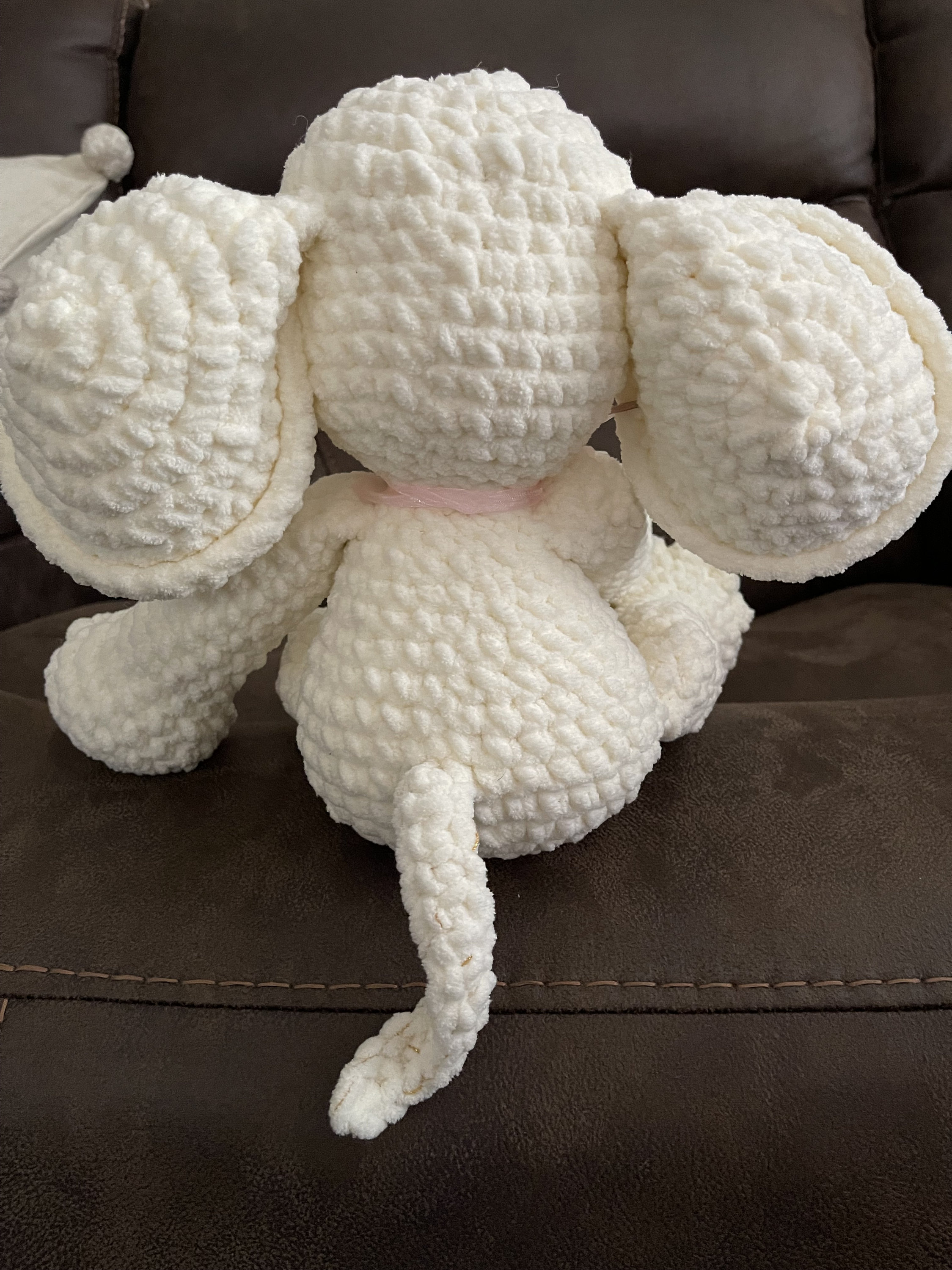 Boba Elephant Plushie, Crochet Plushie, Photo Prop, Baby Shower Gift - Etsy