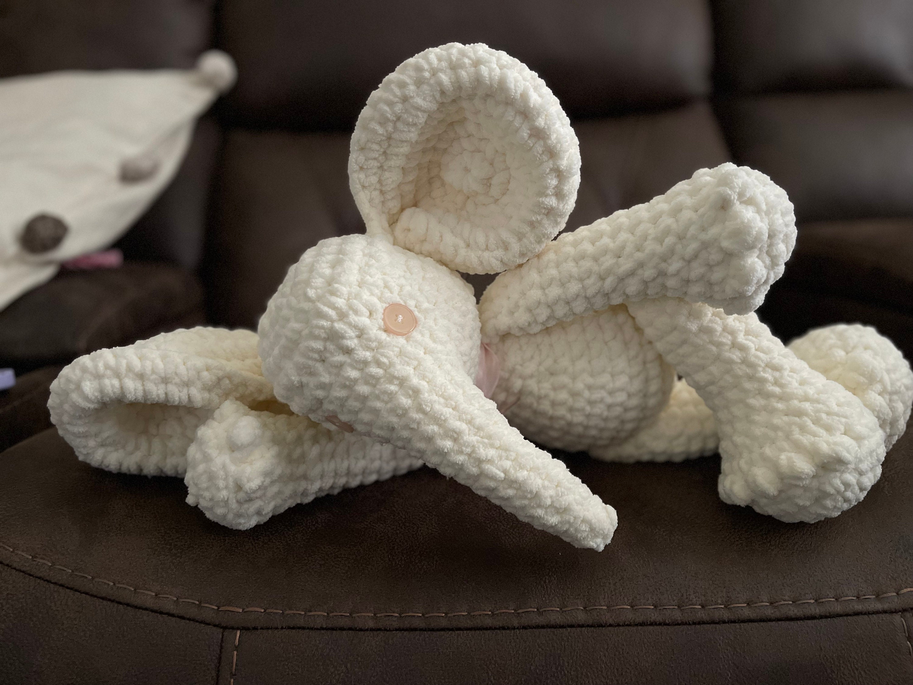 Boba Elephant Plushie, Crochet Plushie, Photo Prop, Baby Shower Gift - Etsy