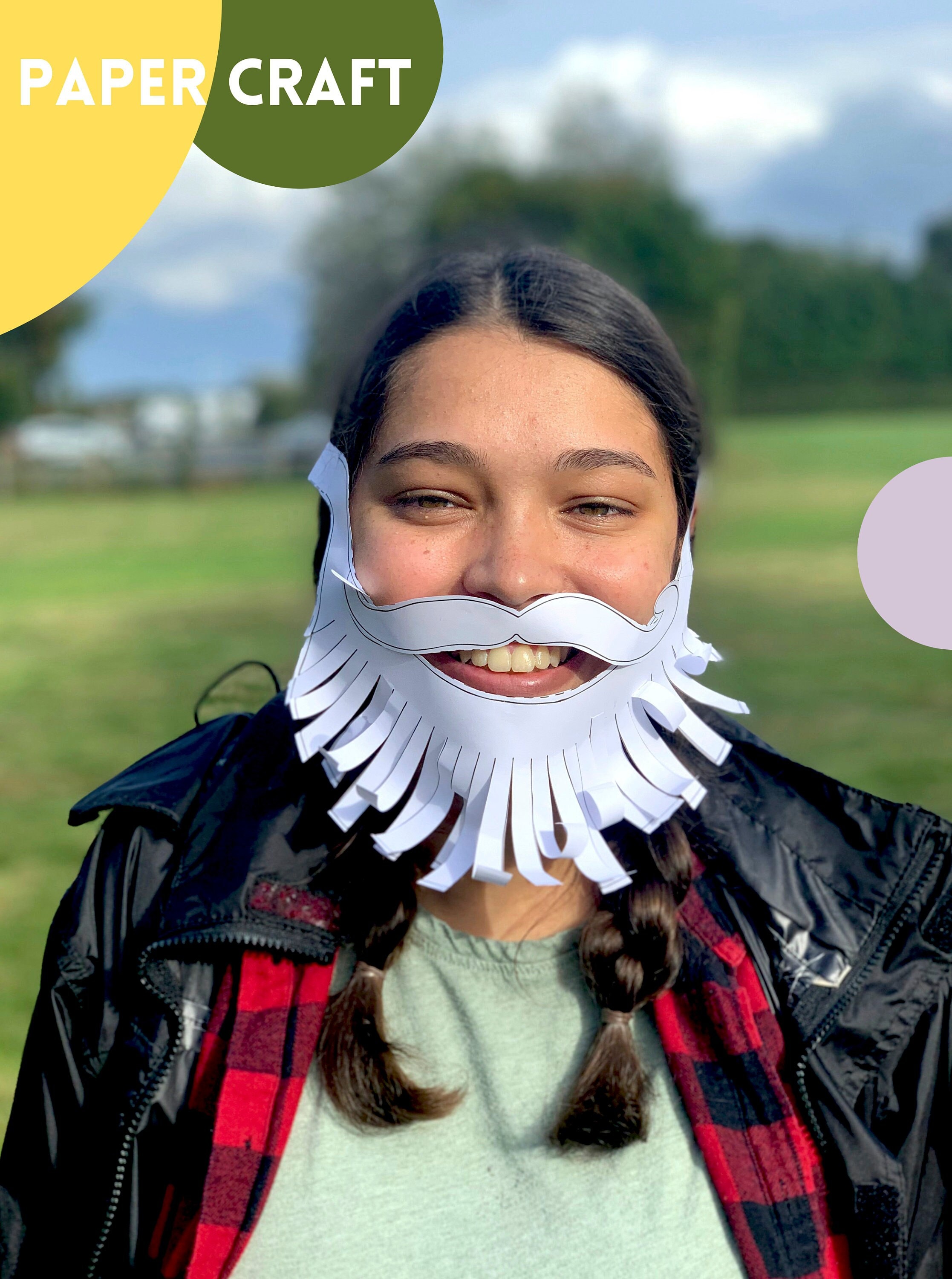 Beard & Moustache Printable Activity Sheet (PDF)- Fun Costume - Party ...