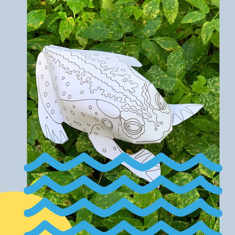 Toad Printable Activity Sheet A4 PDF Foldable Paper Craft Decorations ...