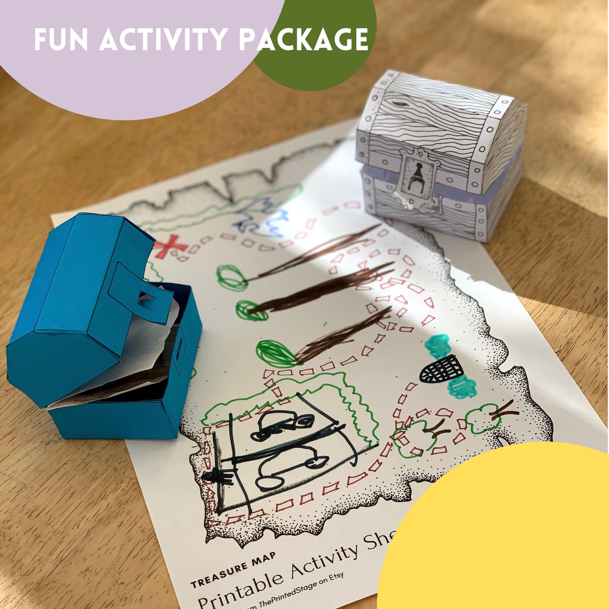 Pirate Treasure Hunt Activity Pack (A4 PDF) - Party Games - Paper Craft ...