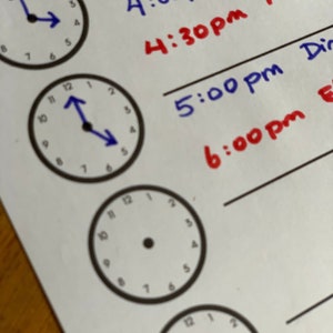 A4 Printable Kids Schedule and Organisation Template Pack - Family ...