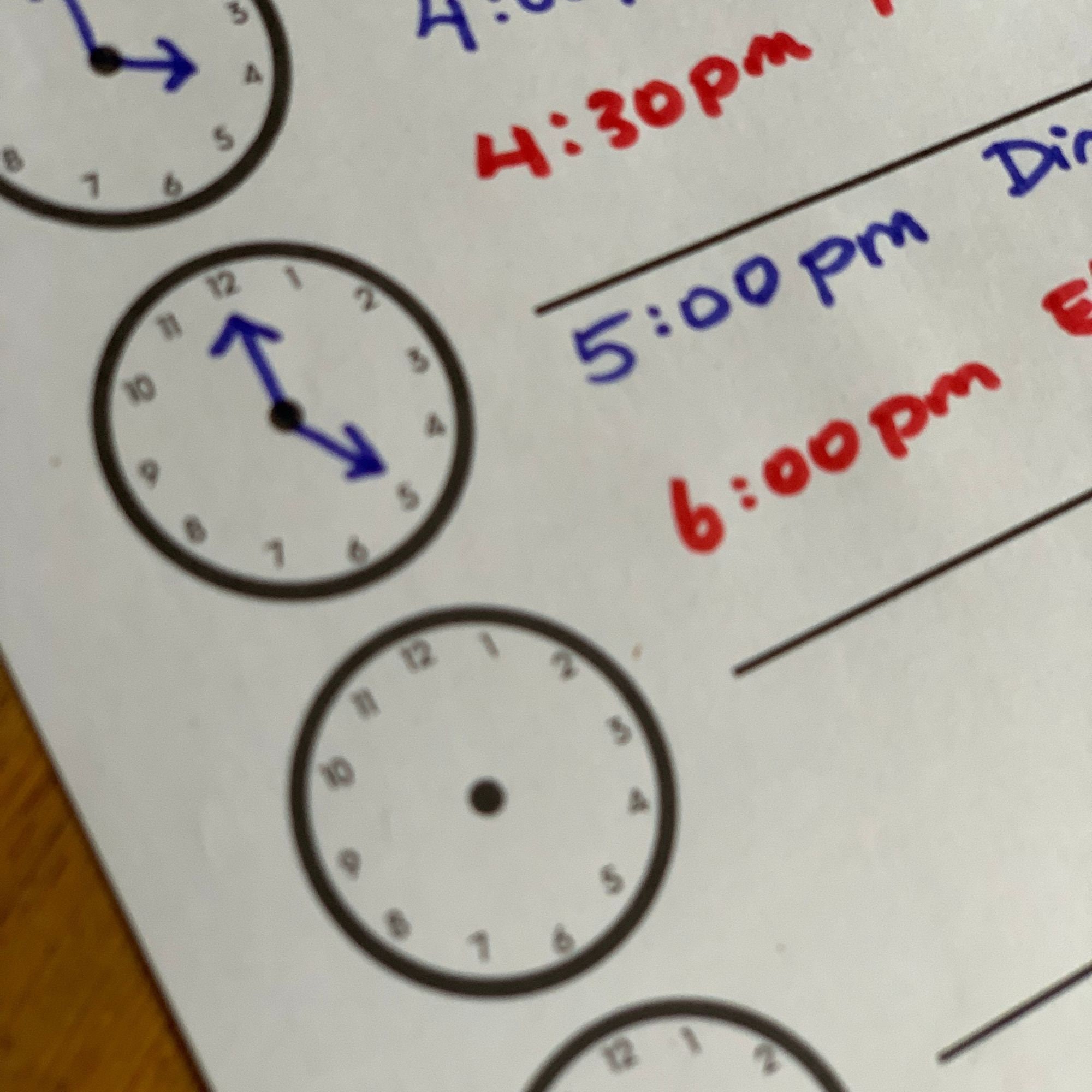 A4 Printable Kids Schedule and Organisation Template Pack Family ...