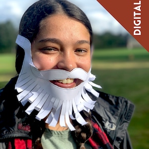 Beard & Moustache Printable Activity Sheet PDF Fun Costume - Etsy UK