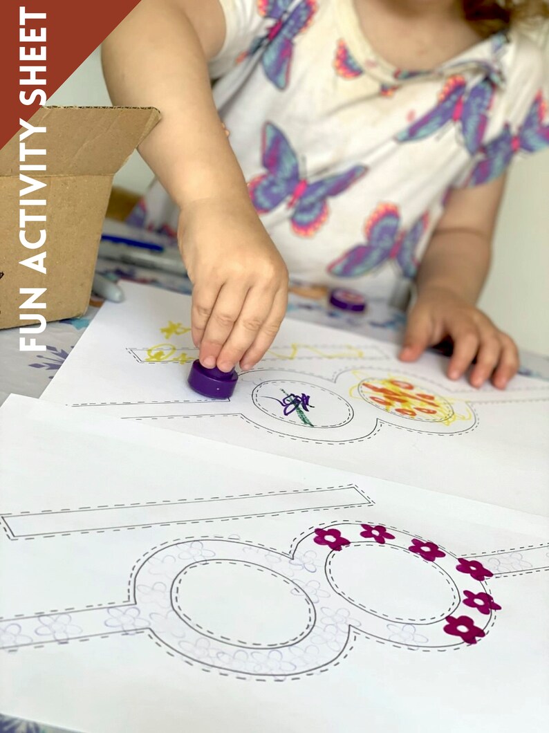 Printable Goggles Activity Sheet – Kids Costume Template (A4 PDF) - Etsy UK