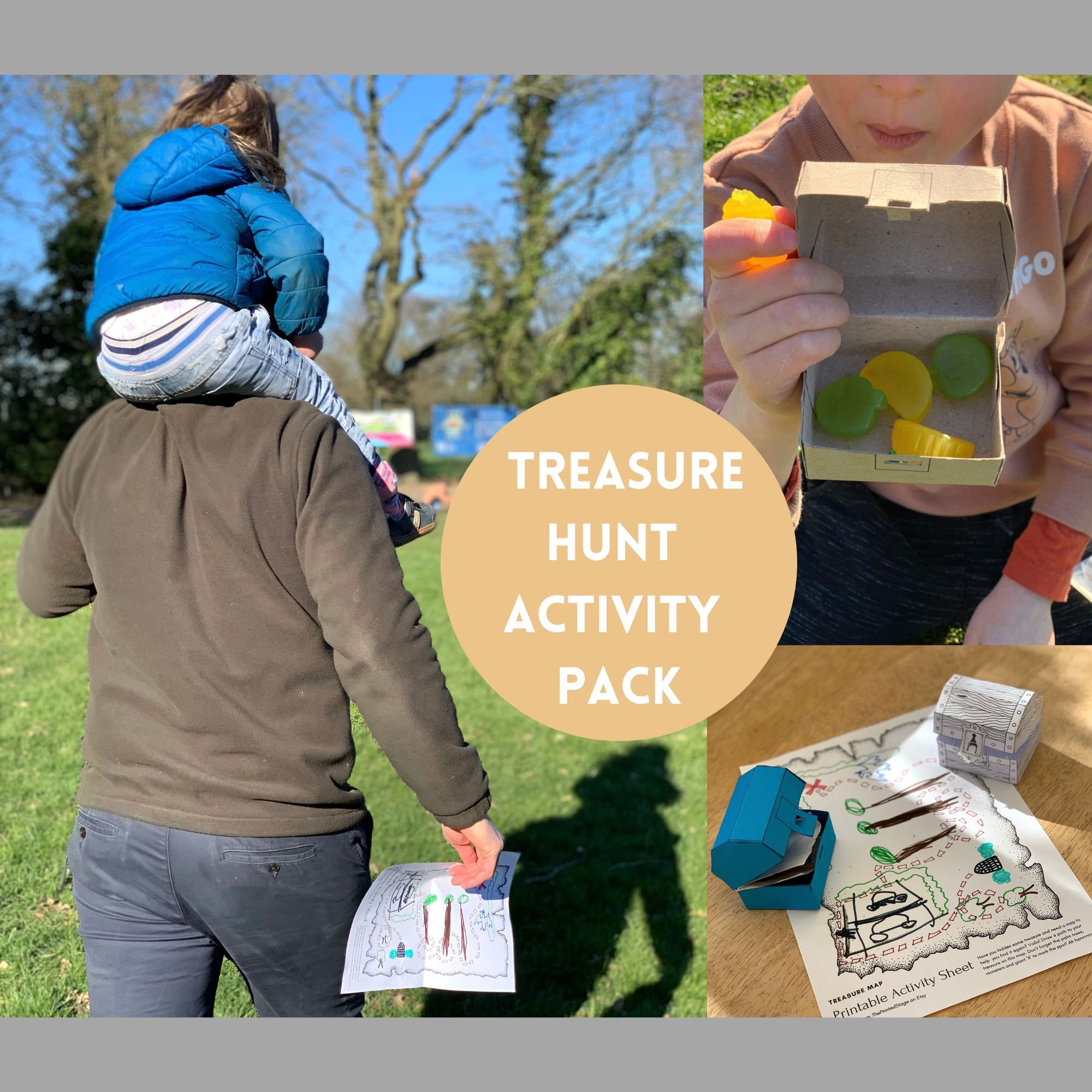 Pirate Treasure Hunt Activity Pack (A4 PDF) - Party Games - Paper Craft ...