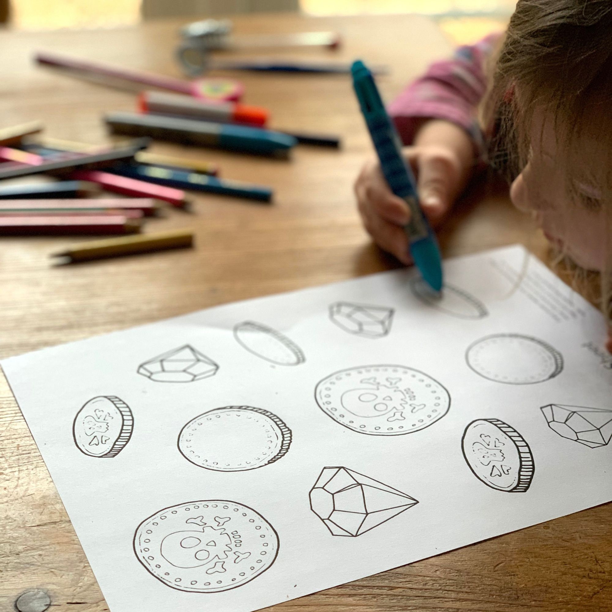 Pirate Treasure Hunt Activity Pack (A4 PDF) - Party Games - Paper Craft ...