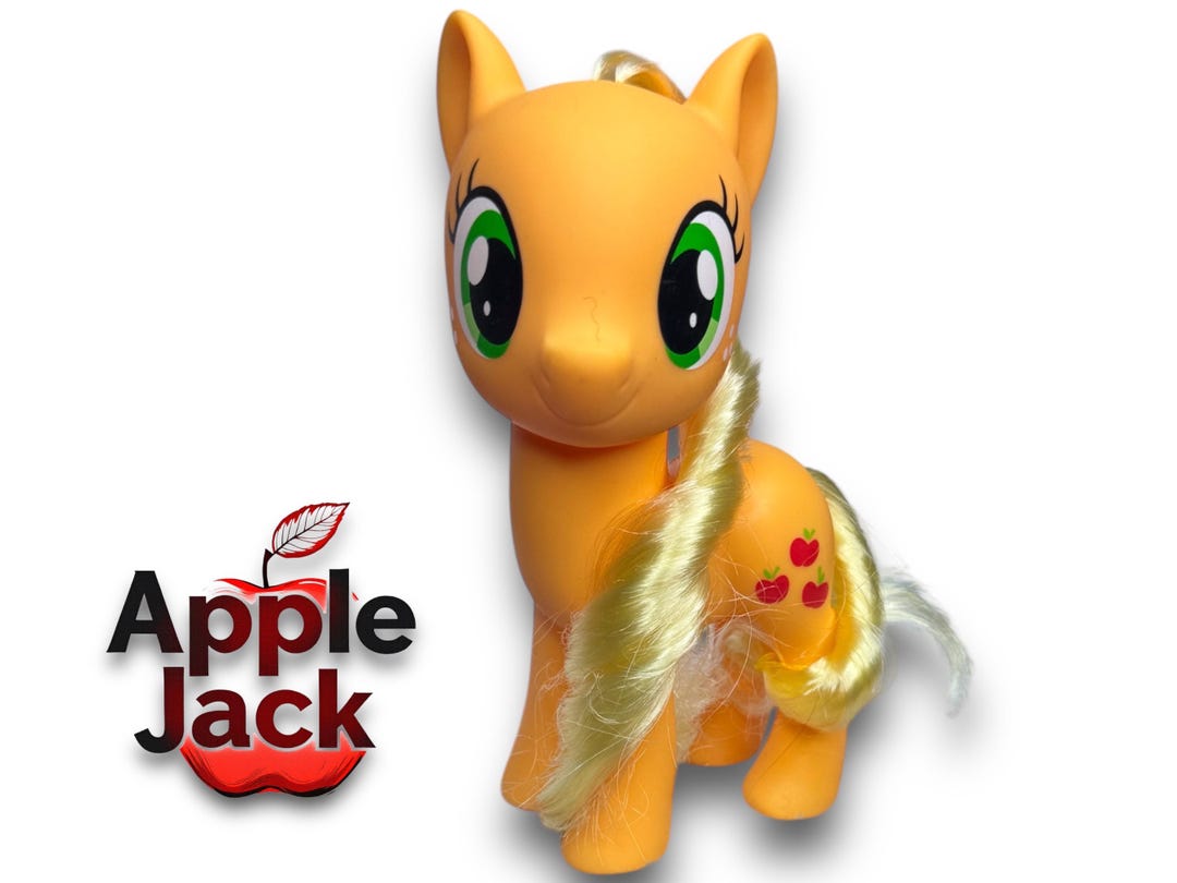 Applejack 6 Inch My Little Pony Figure Friendship is Magic Pre Loved - Etsy