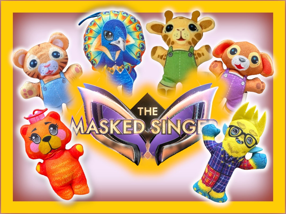 The Masqued Singer Plush Mcdonald's Happy Meal Toys - You Pick - Etsy