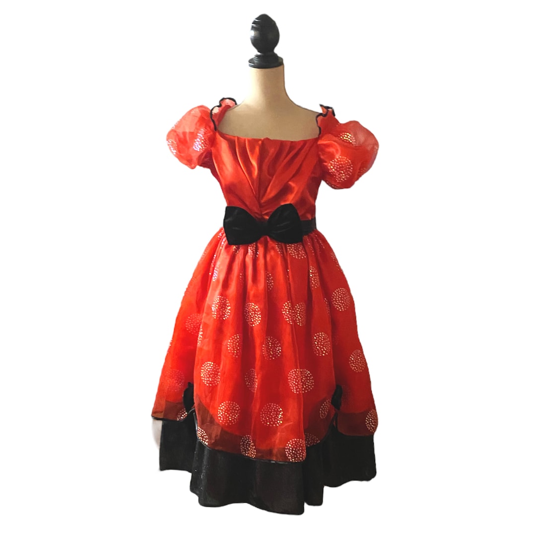 Disney Store’s "mini Mouse" Chasing Fire Fly’s, Ballgown Costume Dress ...