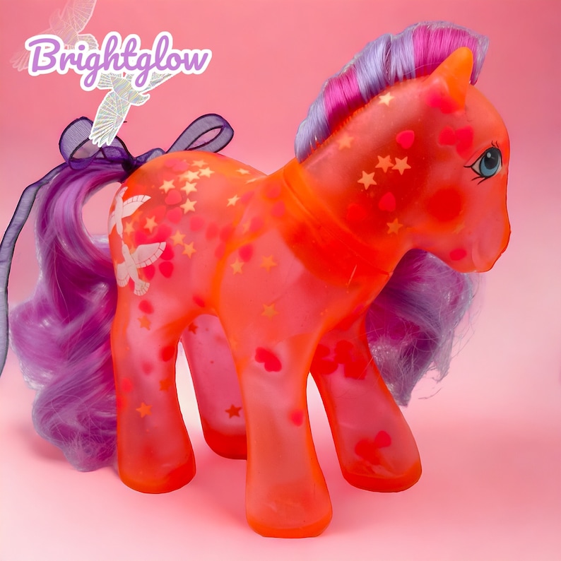 Vintage Brightglow My Little Pony, Glow in the Dark, 1983 G1 Hasbro - Etsy