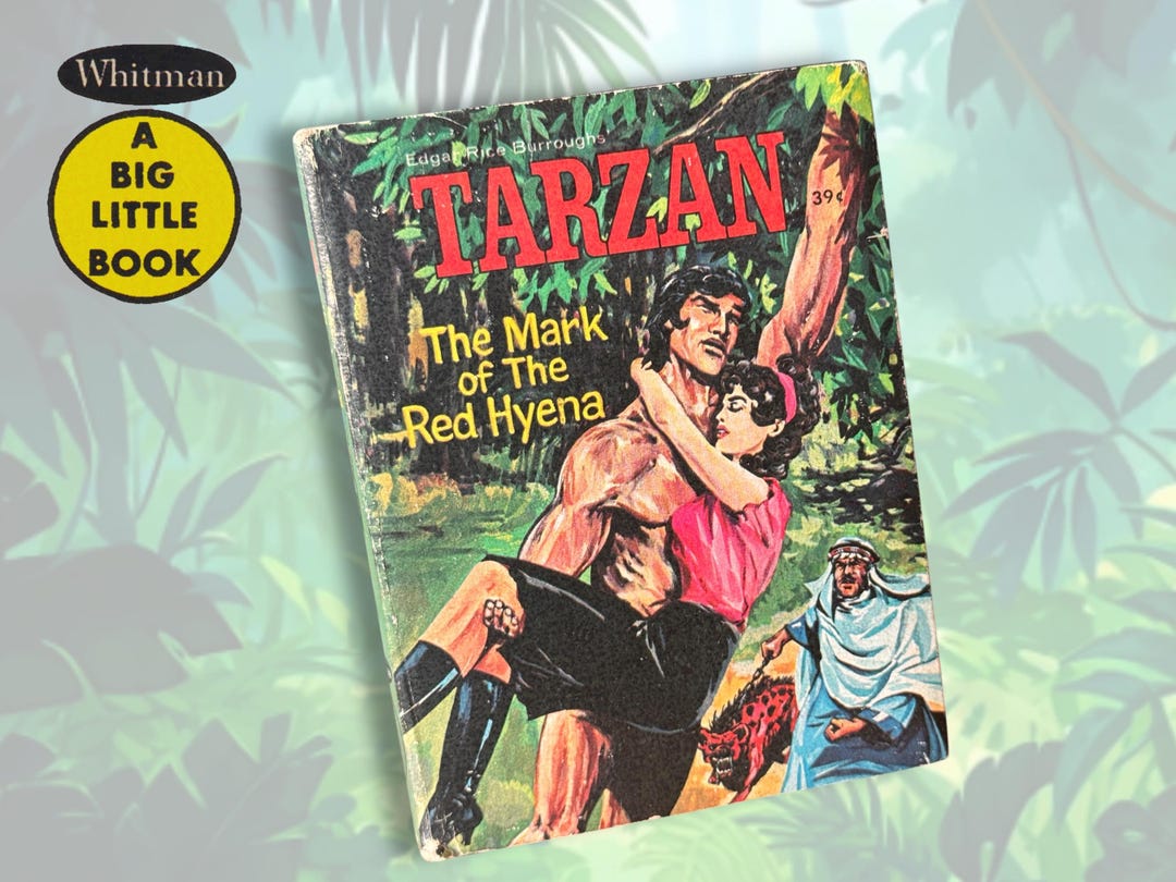 1967 Tarzan: the Mark of the Red Hyena A Big Little Book by Whitman ...
