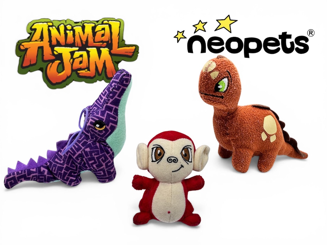 Mcdonald’s Neopets Plush & Animal Jam Crocodile Plush You Pick Vintage ...