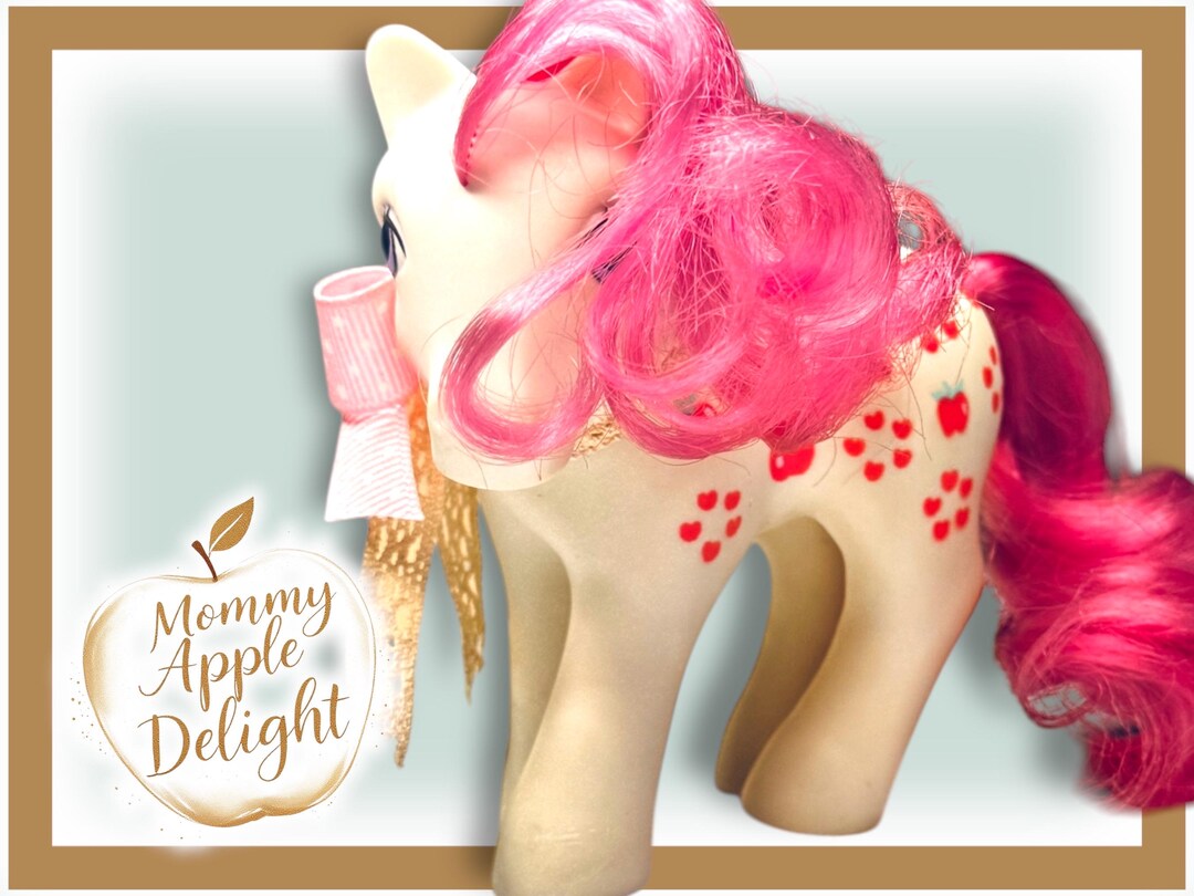 G1 Momma Apple Delight My Little Pony Living Family Ponies 1988 Hasbro ...
