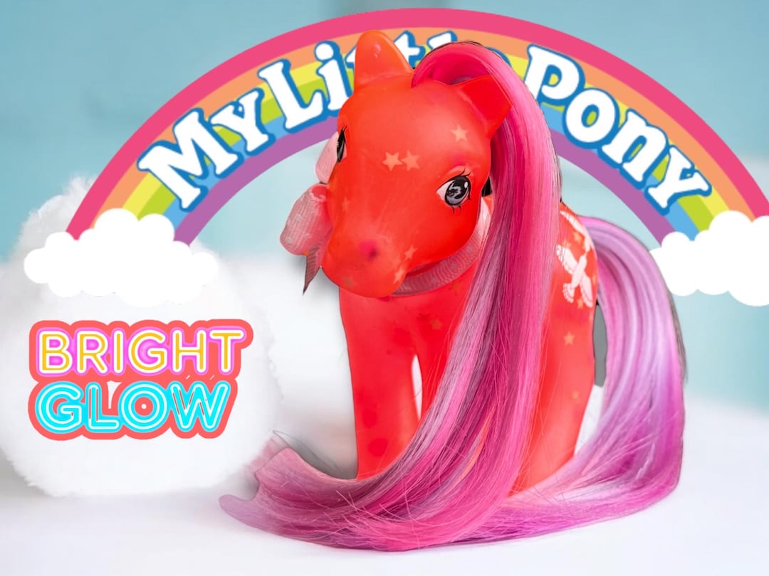 Show N’ Glow Brightglow My Little Pony Glow in the Dark 1983, Hasbro ...