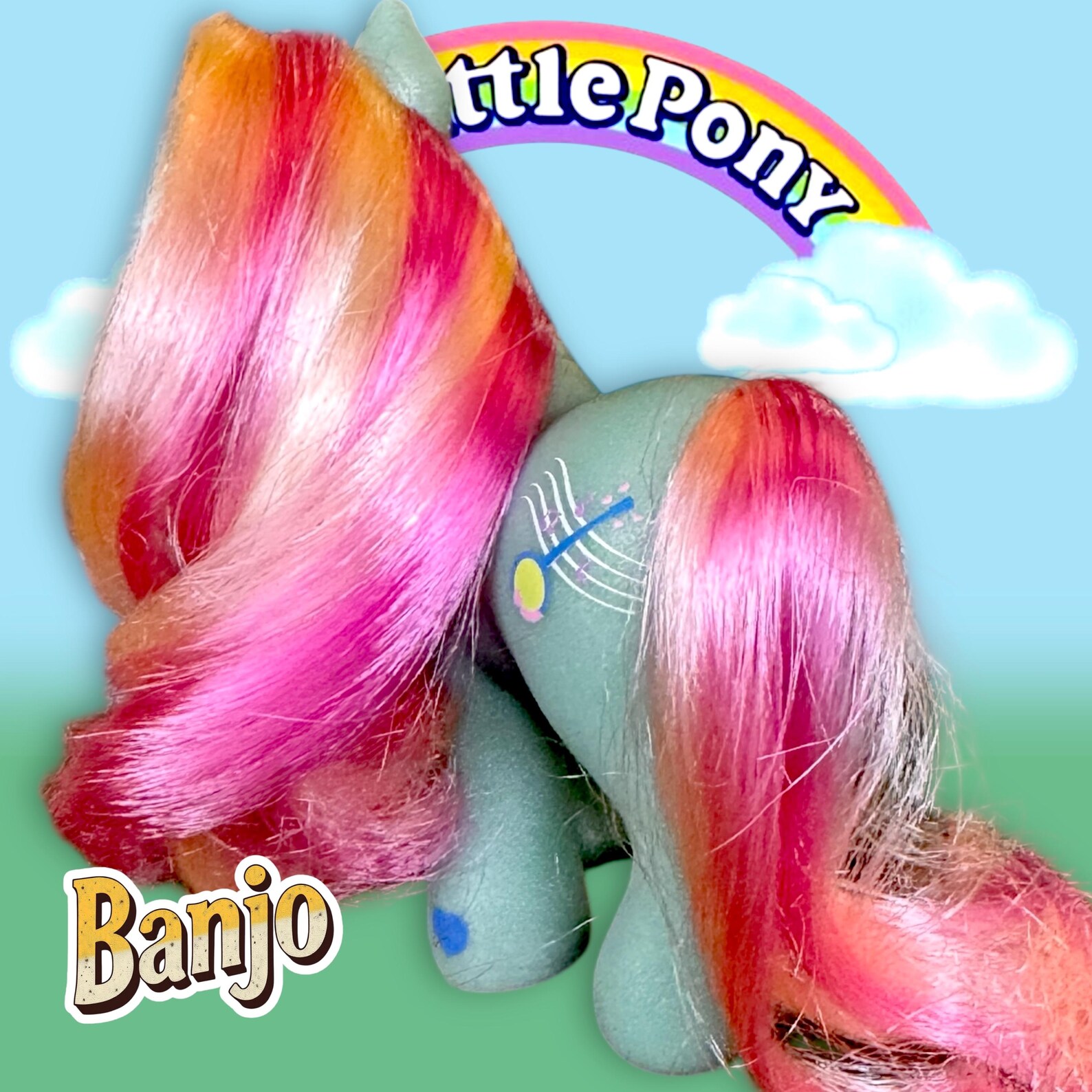 Banjo Blue 2004 My Little Pony G3 Single Hasbro Vintage Pre Loved - Etsy