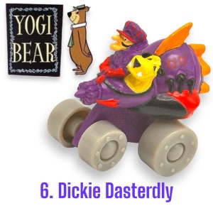 Yogi Bear Wacky Racers Dicky Dasterdly Mcdonalds Hardee's Hanna-barbera ...