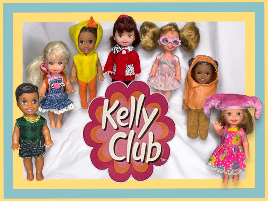 Tommy and Kelly, Barbie's Little Sister and Brother 4” Dolls by Mattel ...