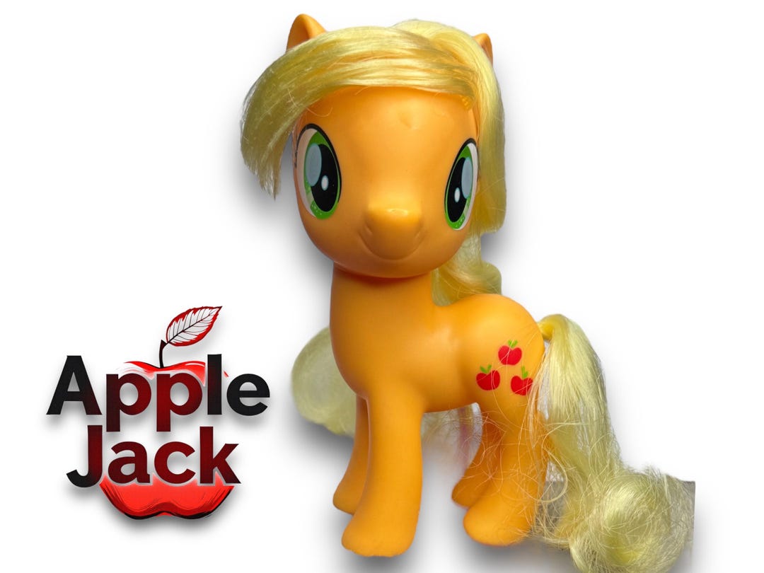 6-inch Applejack My Little Pony Figure With Molded Bangs (hasbro, 2010 ...