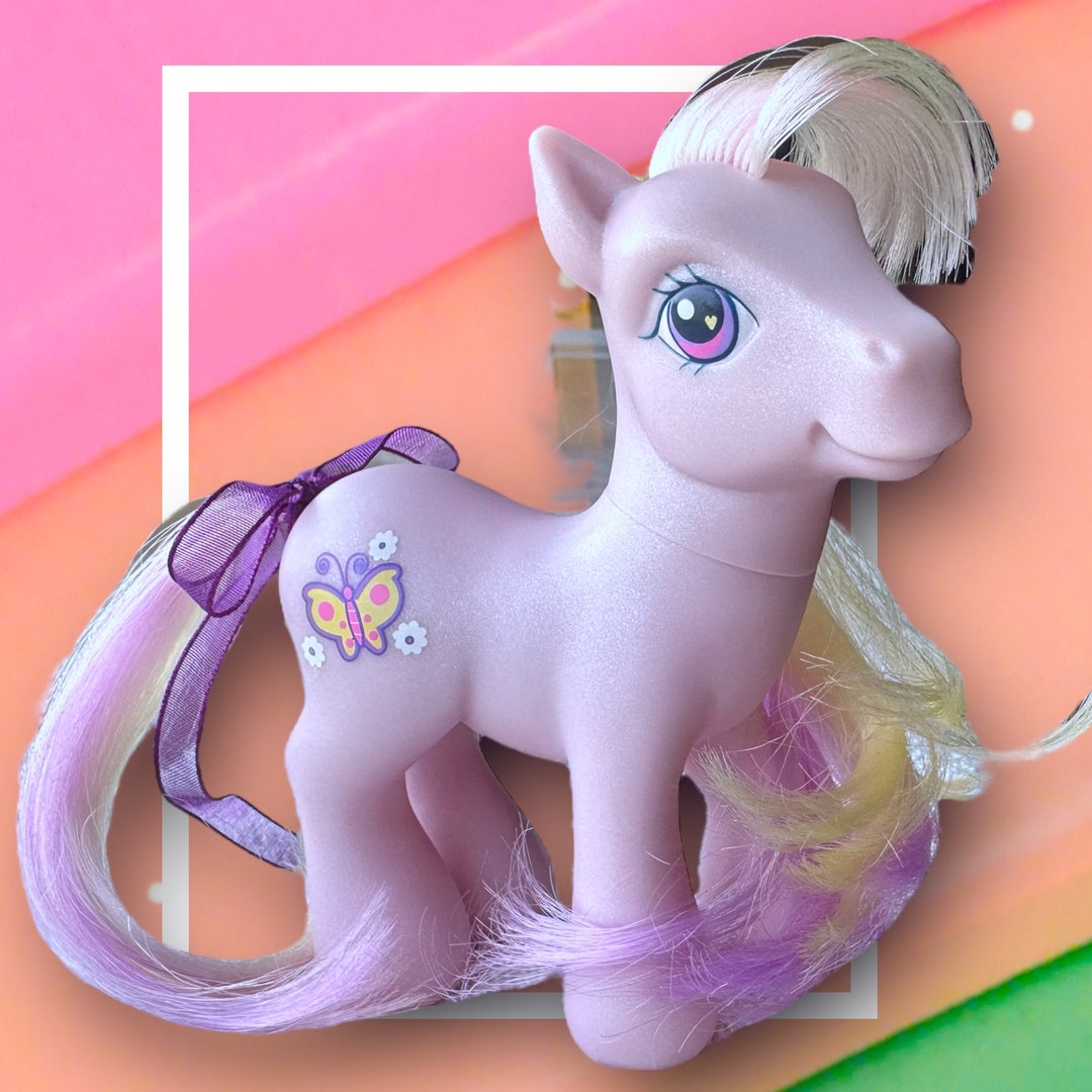 Fluttershy Pink Butterfly My Little Pony G3 2005 Hasbro - Etsy