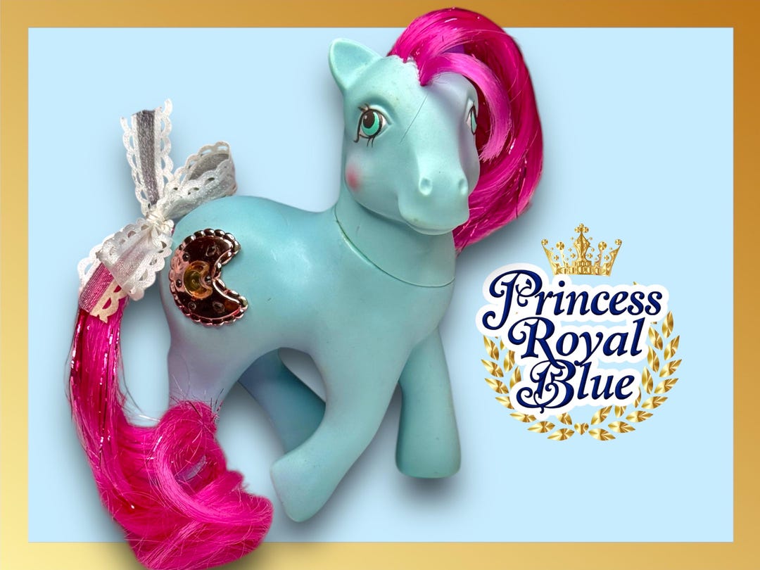 Vintage Princess Royal Blue My Little Pony G1, 1987 - Etsy