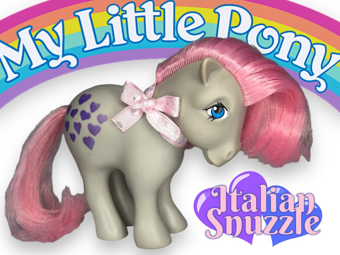 Snuzzle Italian My Little Pony Generation 1 1982 Hasbro Vintage - Etsy