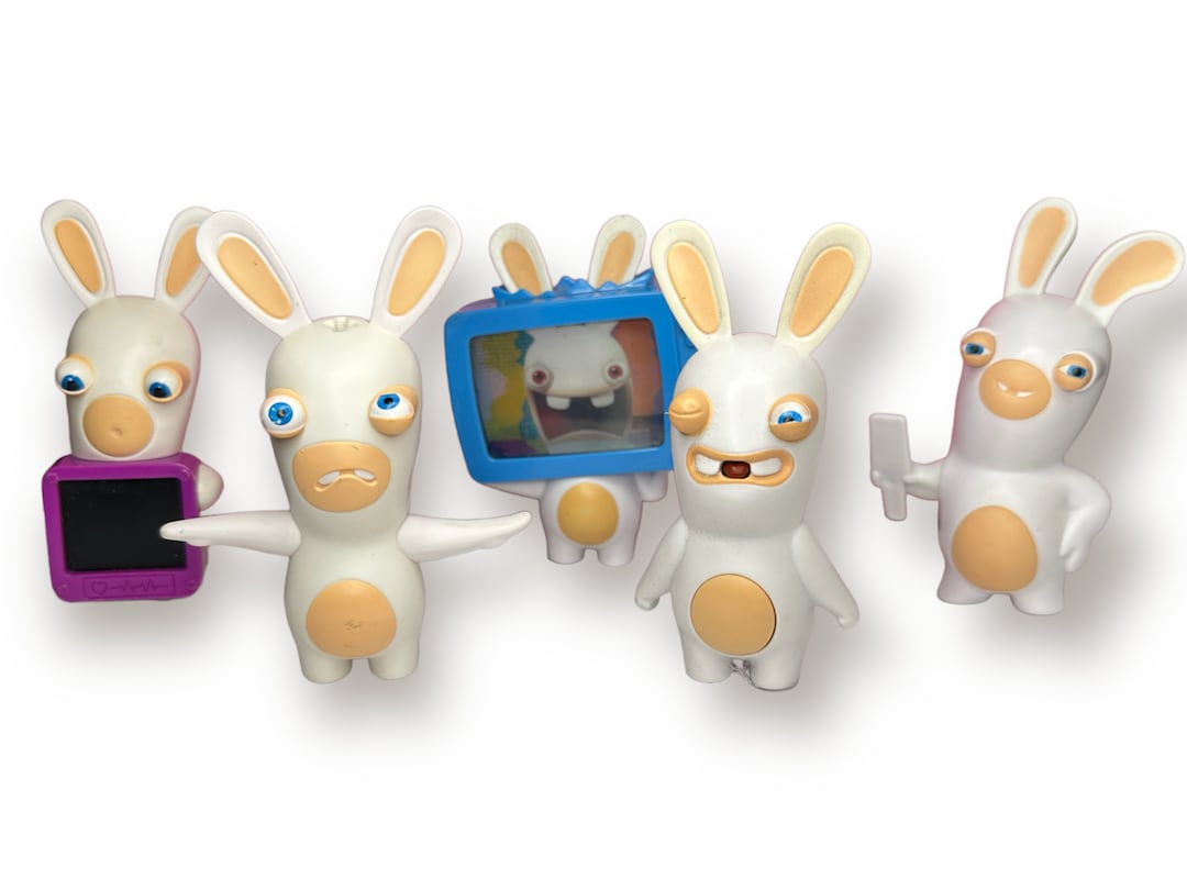 Buy 2015 raving Rabbids Mcdonalds Happy Meal Toys Pre Loved Online in ...