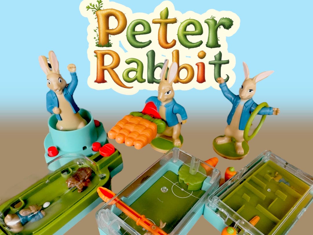 2008 Peter Rabbit Movie Mcdonald Happy Meal Toys You Pick - Etsy