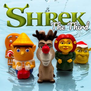 Shrek the Third 2007 Mcdonald's Happy Meal Toy Lot - Etsy