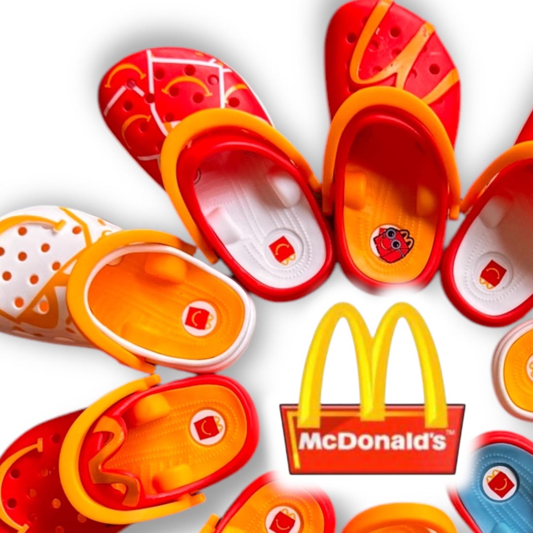 Mcd Happy Meal Toys Mini "crocs" Limited Edition Keychain Collectibles ...
