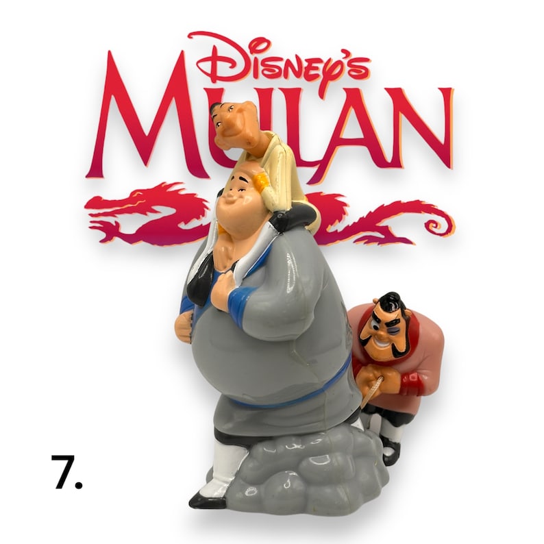 Vintage Mulan & Aladdin Disney Mcdonald Happy Meal Toys Toys - You Pick ...