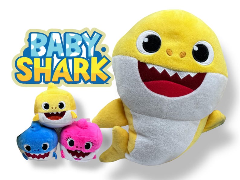 Pinkfong Baby Shark Plush – Singing, Mini Plush, Coin Purse - Pre Loved ...