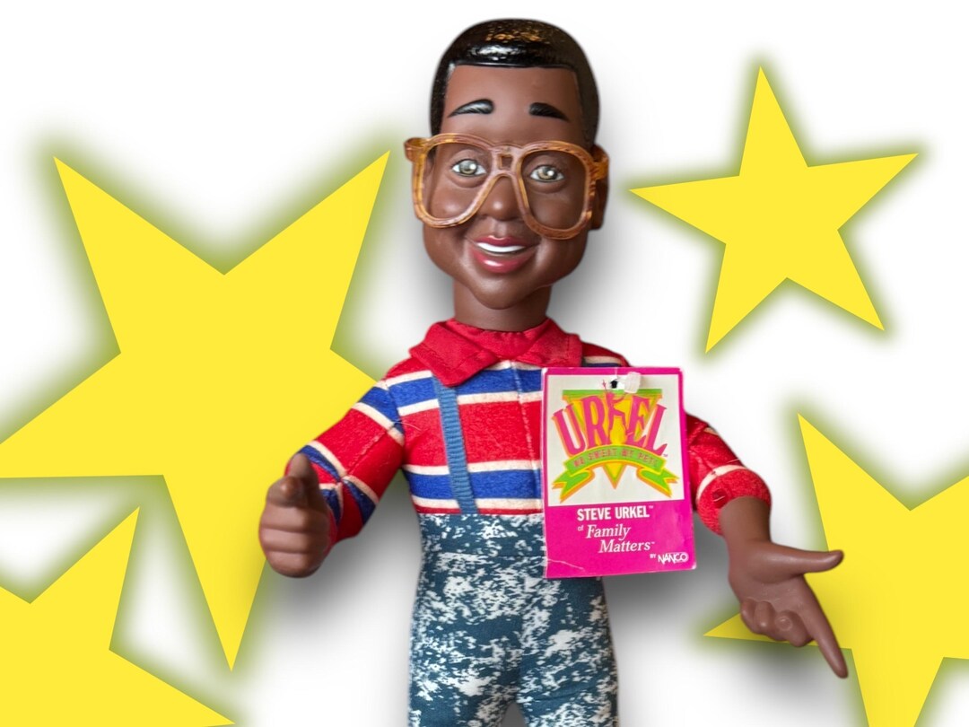 Tv's Steve Urkel 13 Doll From the 1990's Sitcom Family Matters by Nanco ...