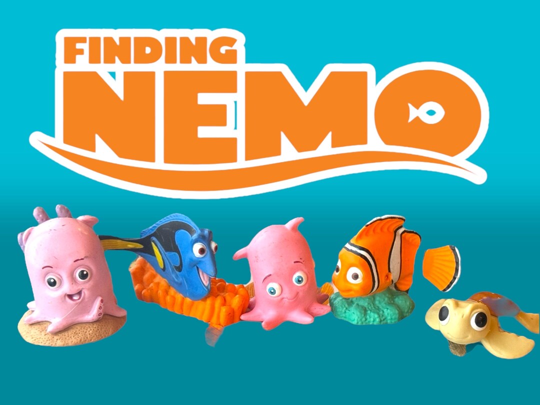Finding Nemo Mini PVC Figure Lot Mattel Micro Collection 2019 Pre-loved ...
