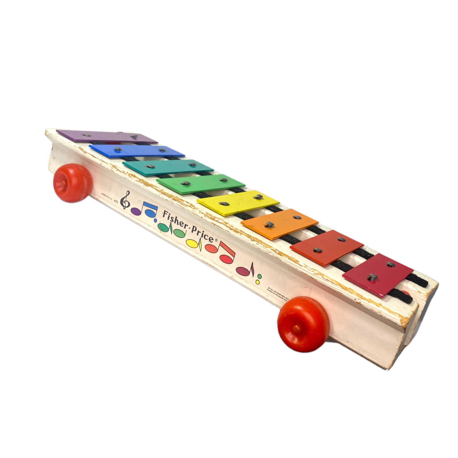 1978 - Fisher Price Xylophone Musical Pull-a-tune Toy #870 - Etsy