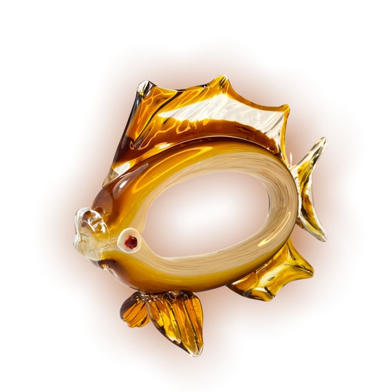 1950's MCM Murano Glass Angel Fish Sculpture - Etsy