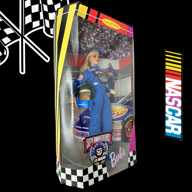 Barbie NASCAR Collectors Edition 1998 50th Anniversary and 1999 ...
