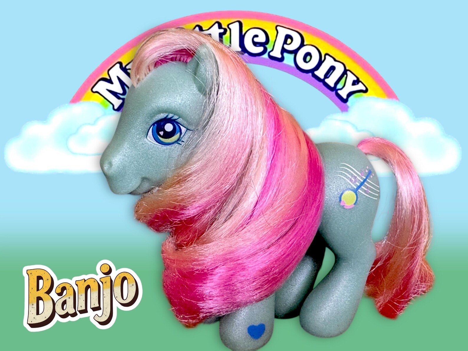 Banjo Blue 2004 My Little Pony G3 Single Hasbro Vintage Pre Loved - Etsy