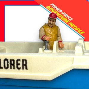 Adventure People Sea Explorer Set #310 Vintage Fisher Price - Boat, Sea ...